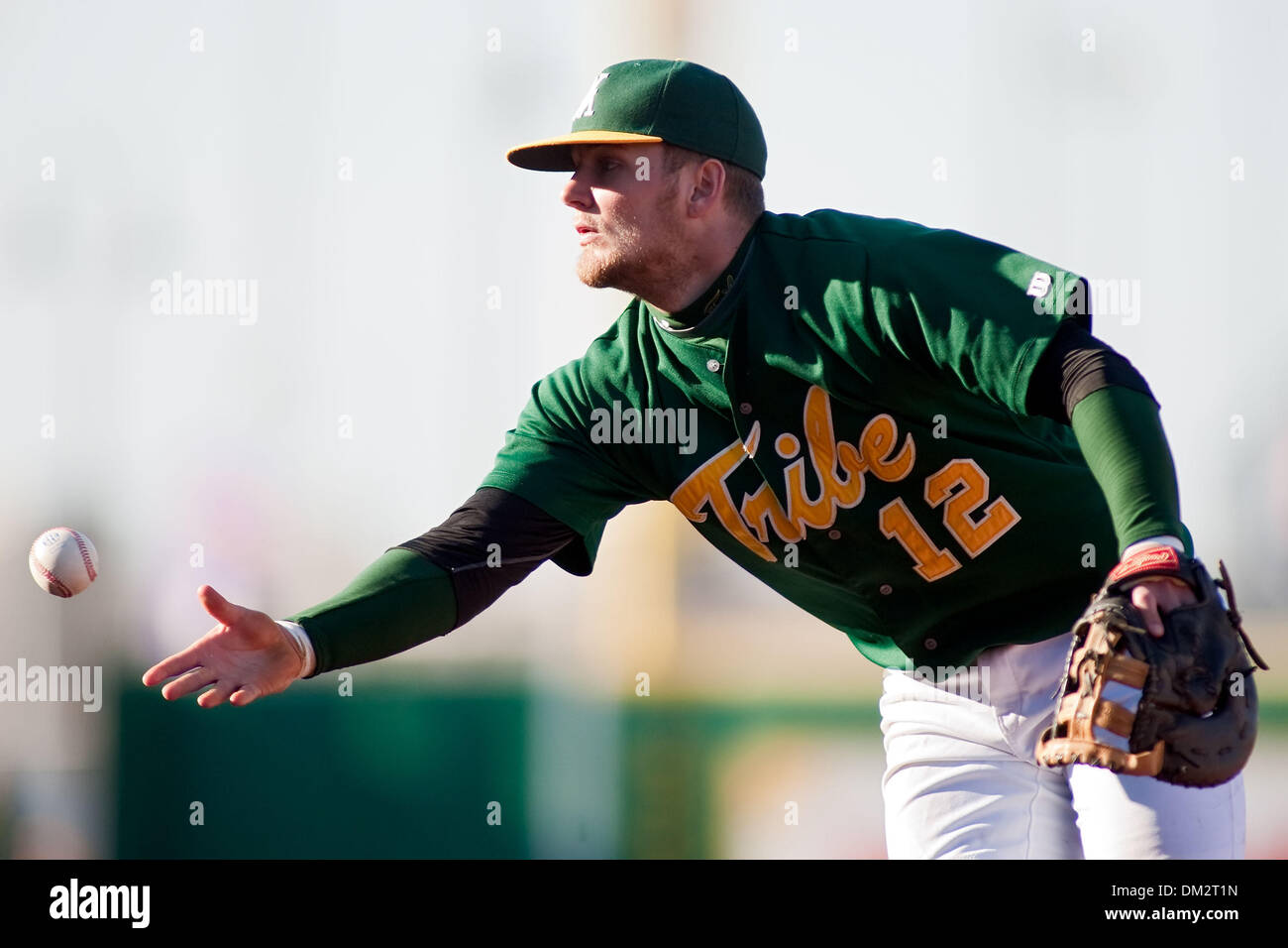 William & Mary at LSU; William & Mary first baseman Tadd Bower flips ...