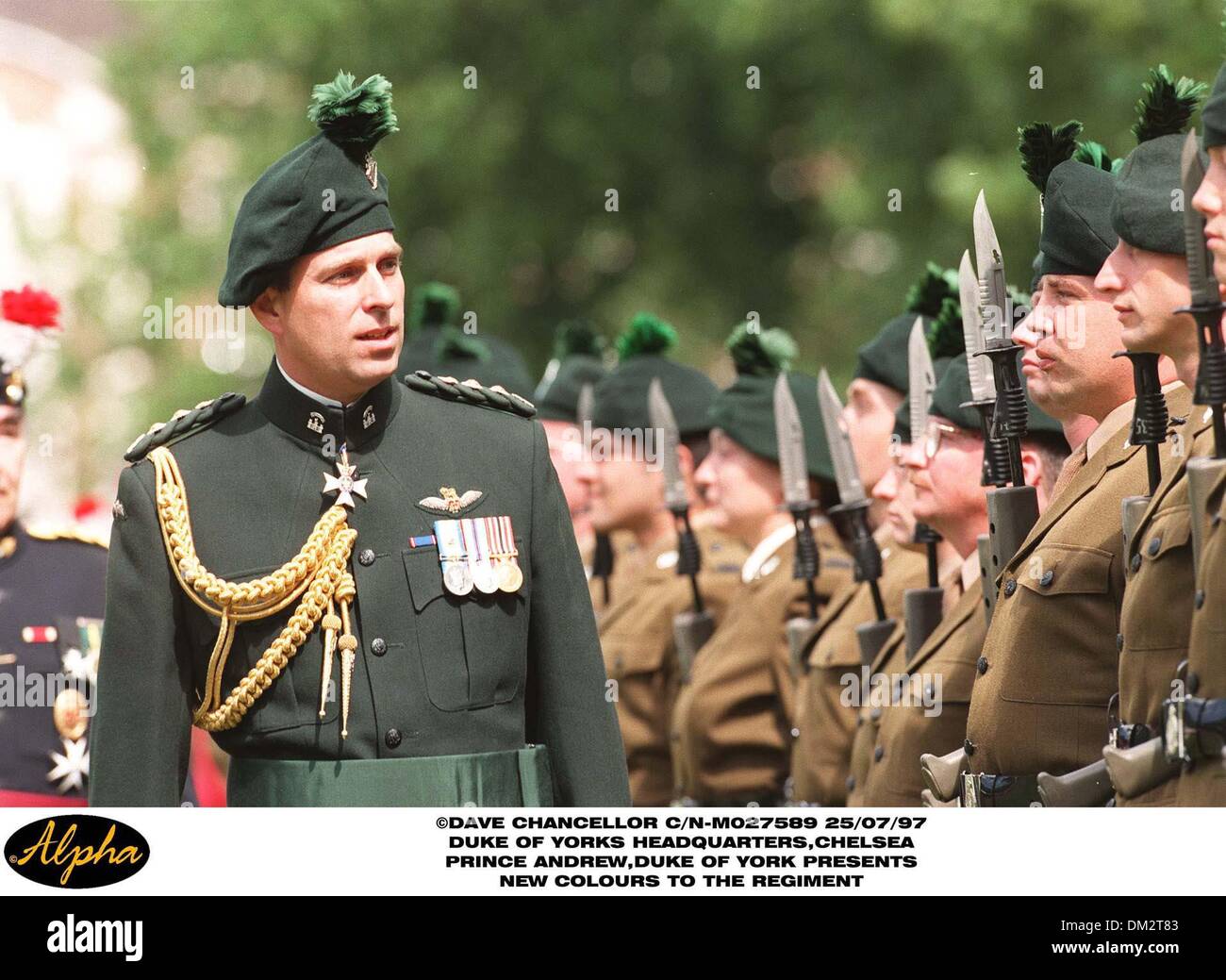 July 25, 1997 - London, ENGLAND - 25/07/97 .PRINCE ANDREW PRESENTS NEW ...