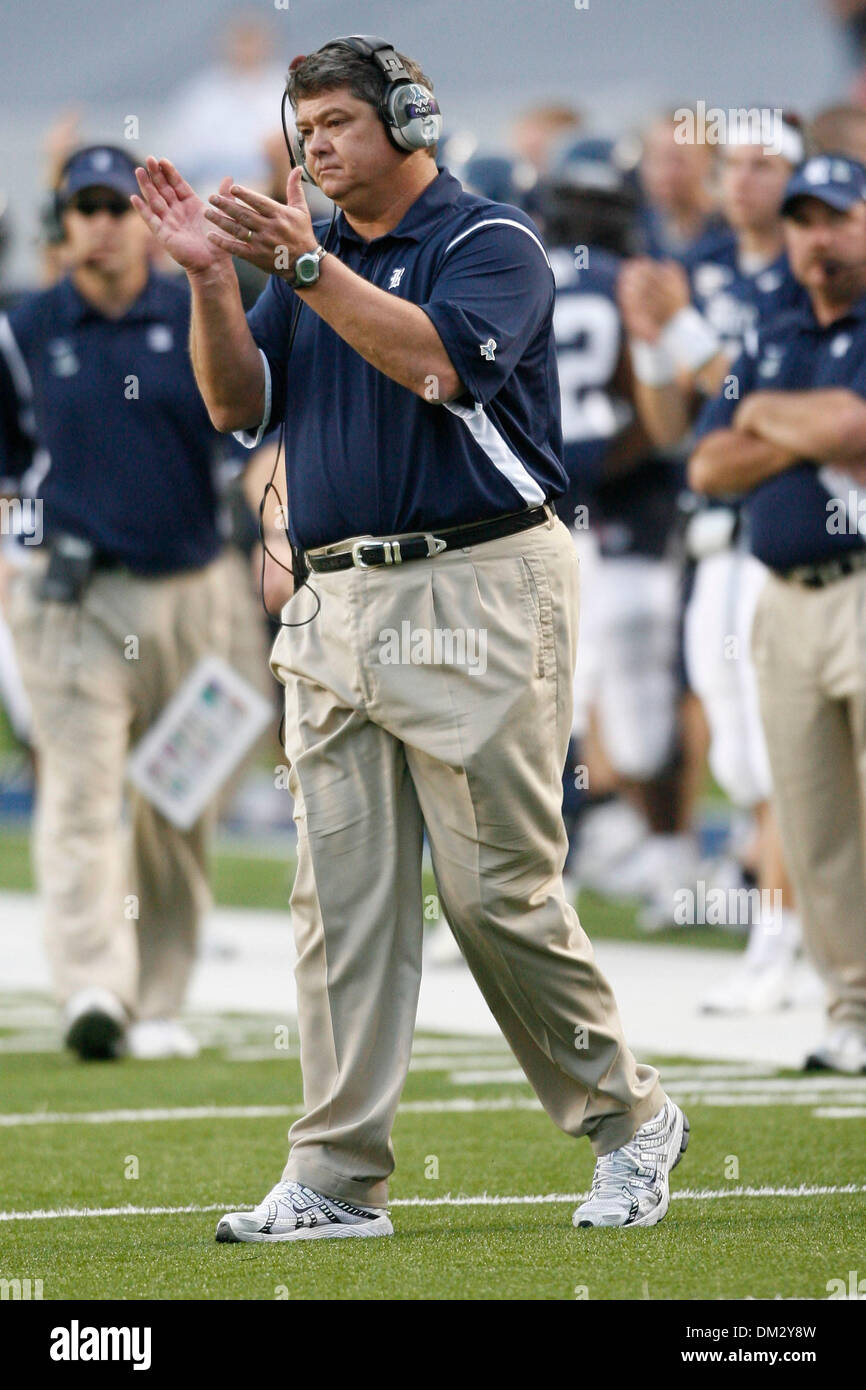 Rice Head coach David Bailiff expresses his happiness. Rice University ...