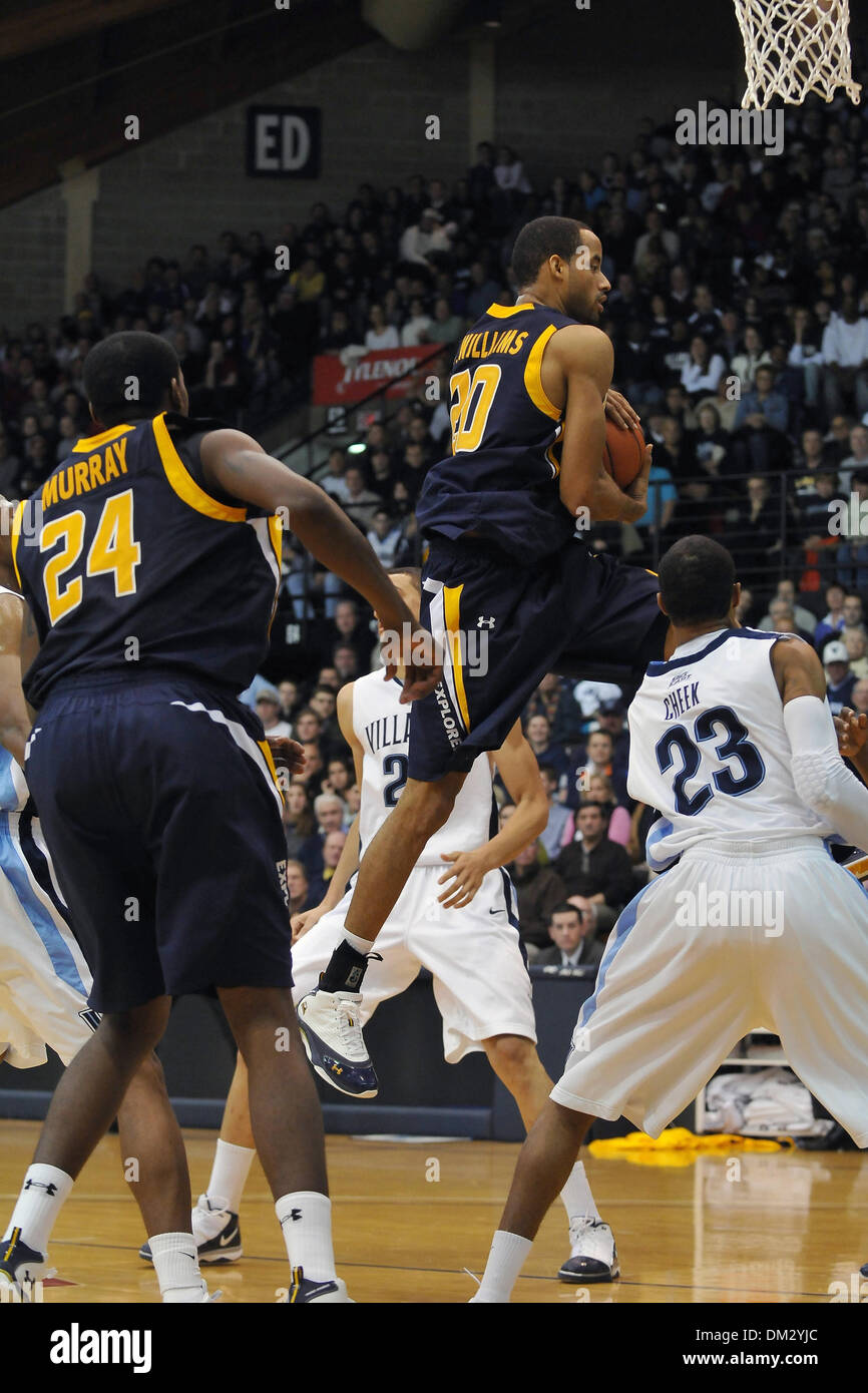 LaSalle Forward Jerrell Williams #20 grabs a rebound during the first ...