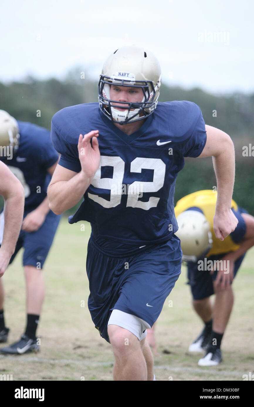 Navy Midshipmen held a practice session at Rice University practice ...