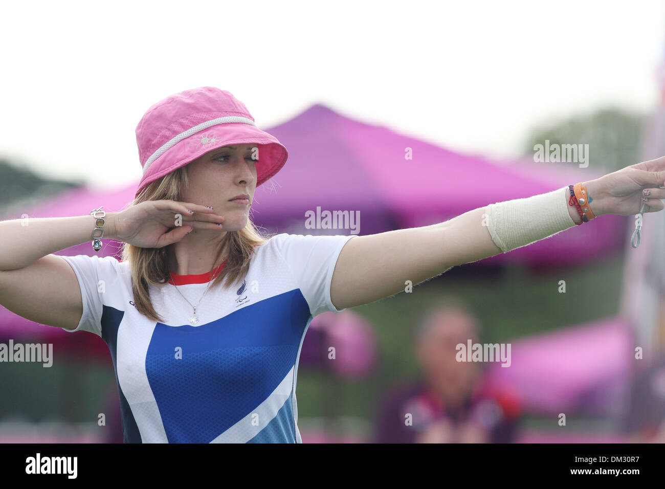 Danielle Brown on her way to winning gold in Women's Individual ...
