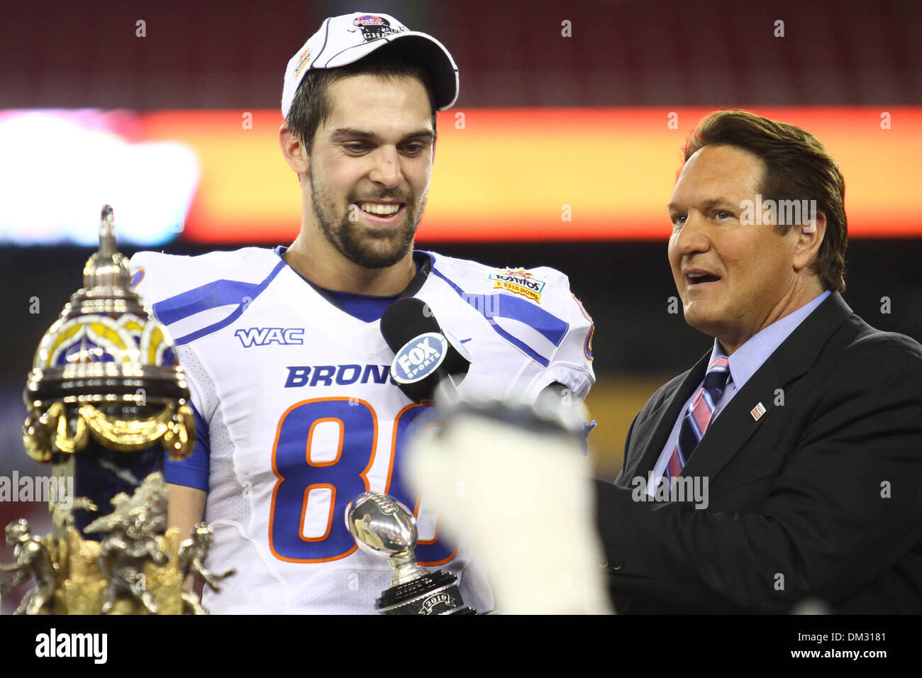 Boise State Broncos battle against the TCU Horned Frogs in the 39th ...