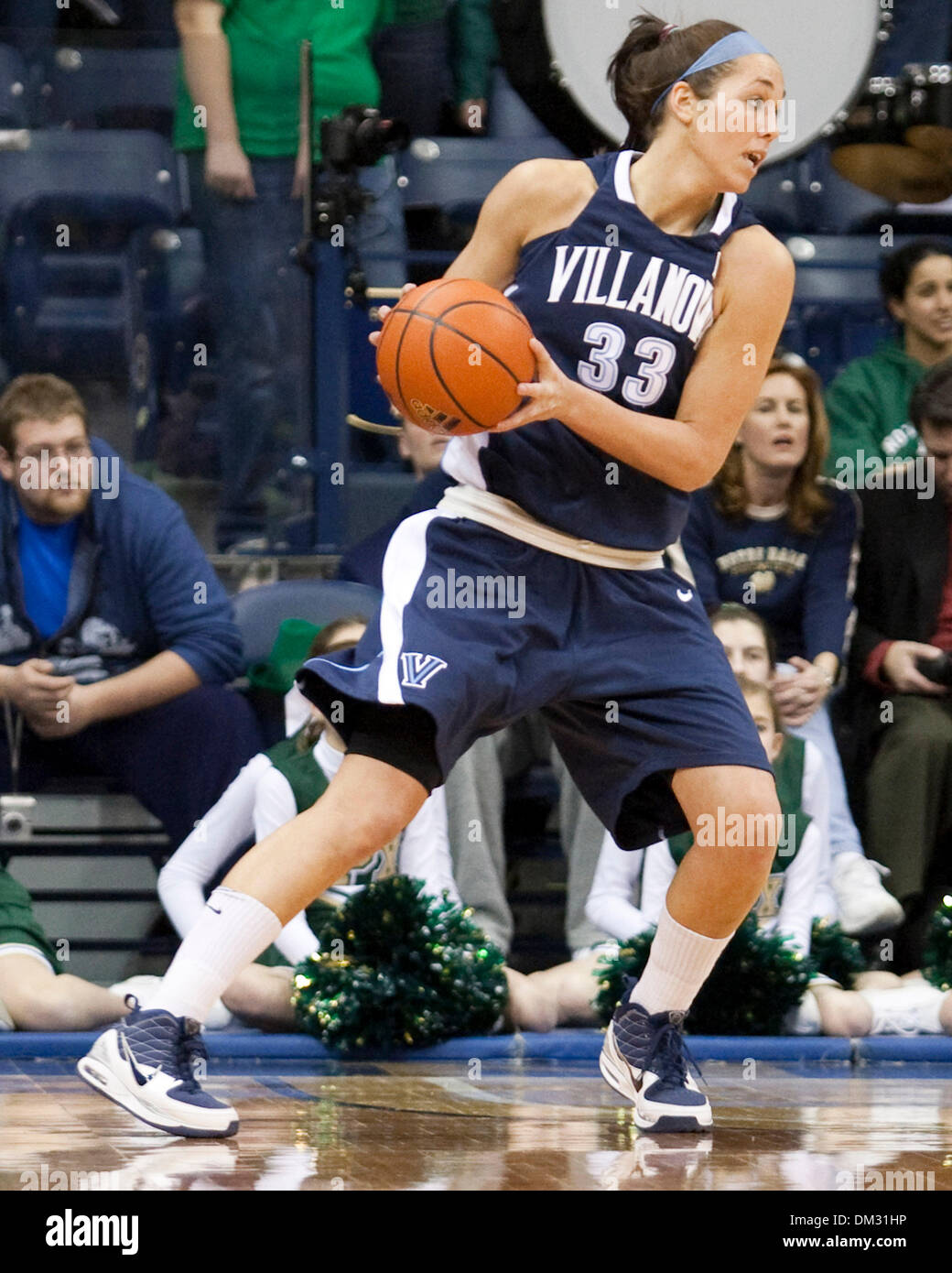 Villanova Forward Laura Sweeney (33) in game action between the Notre ...