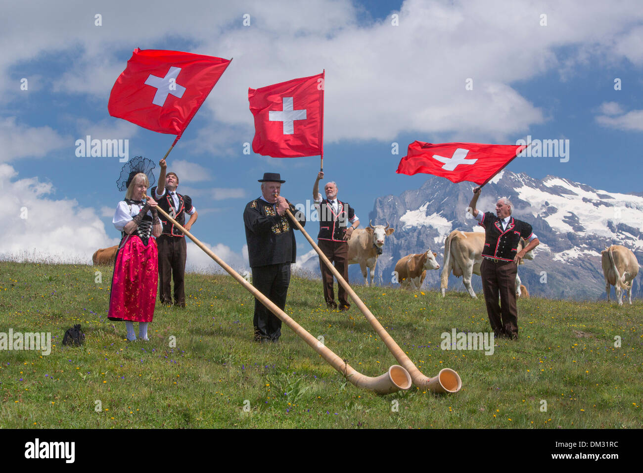 Swiss Flag Throwing