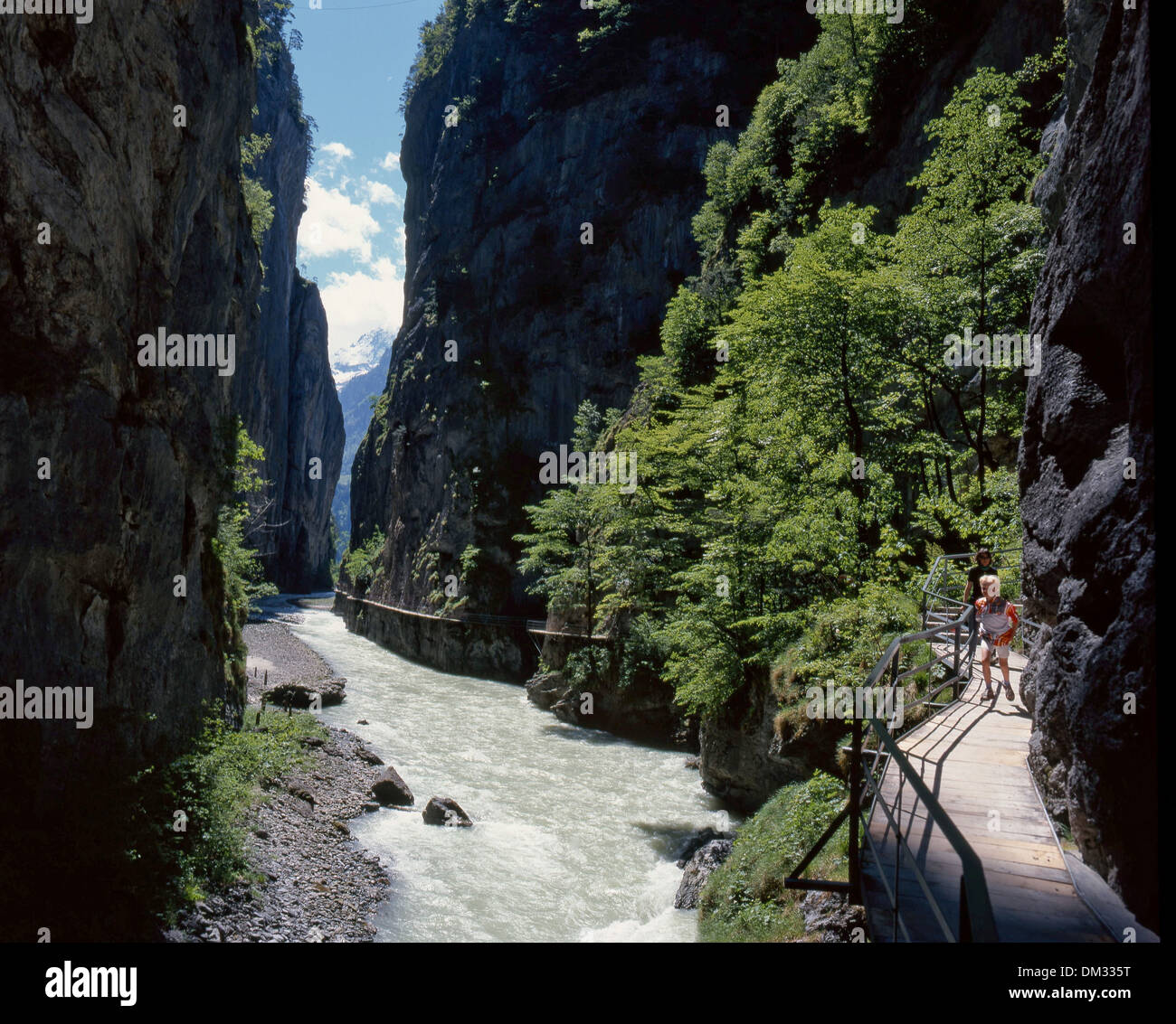 Switzerland Europe river flow brook body of water waters water gulch ...