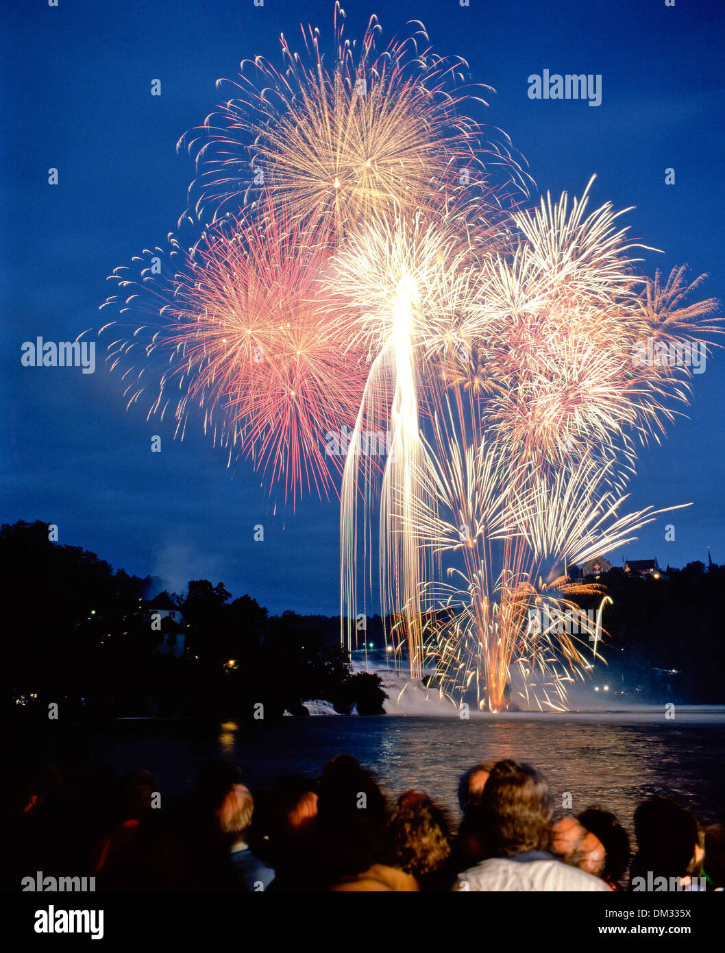 Switzerland Europe event light spectator river flow brook body of water ...