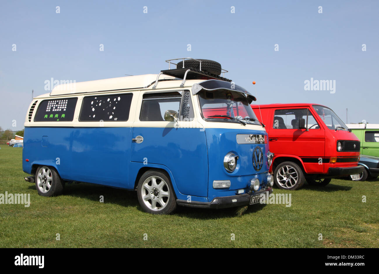 VW Camper vans at a VW show Stock Photo - Alamy