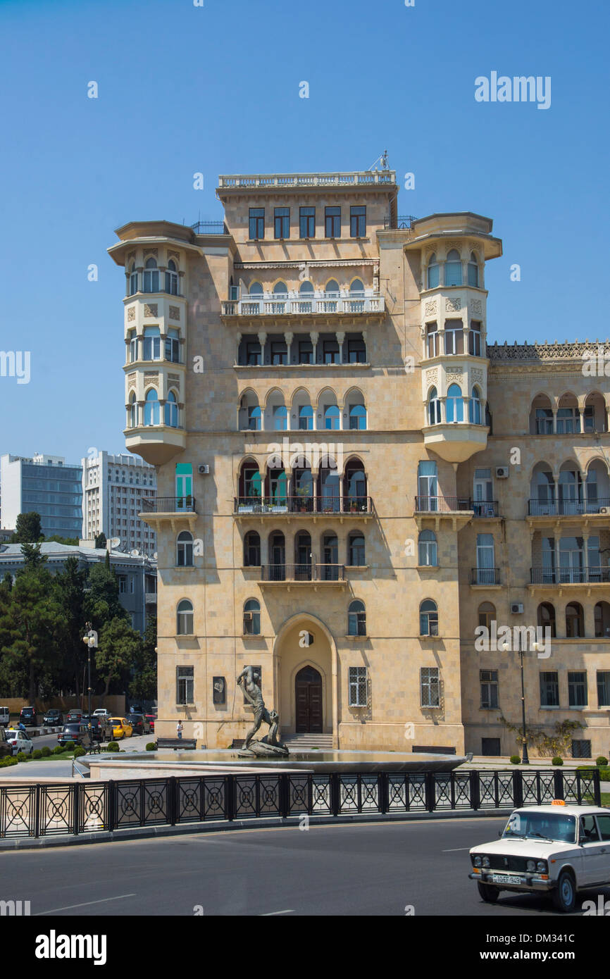 Azerbaijan, Caucasus, Eurasia, Bahram Gur, Baku, building, Funikiyor ...