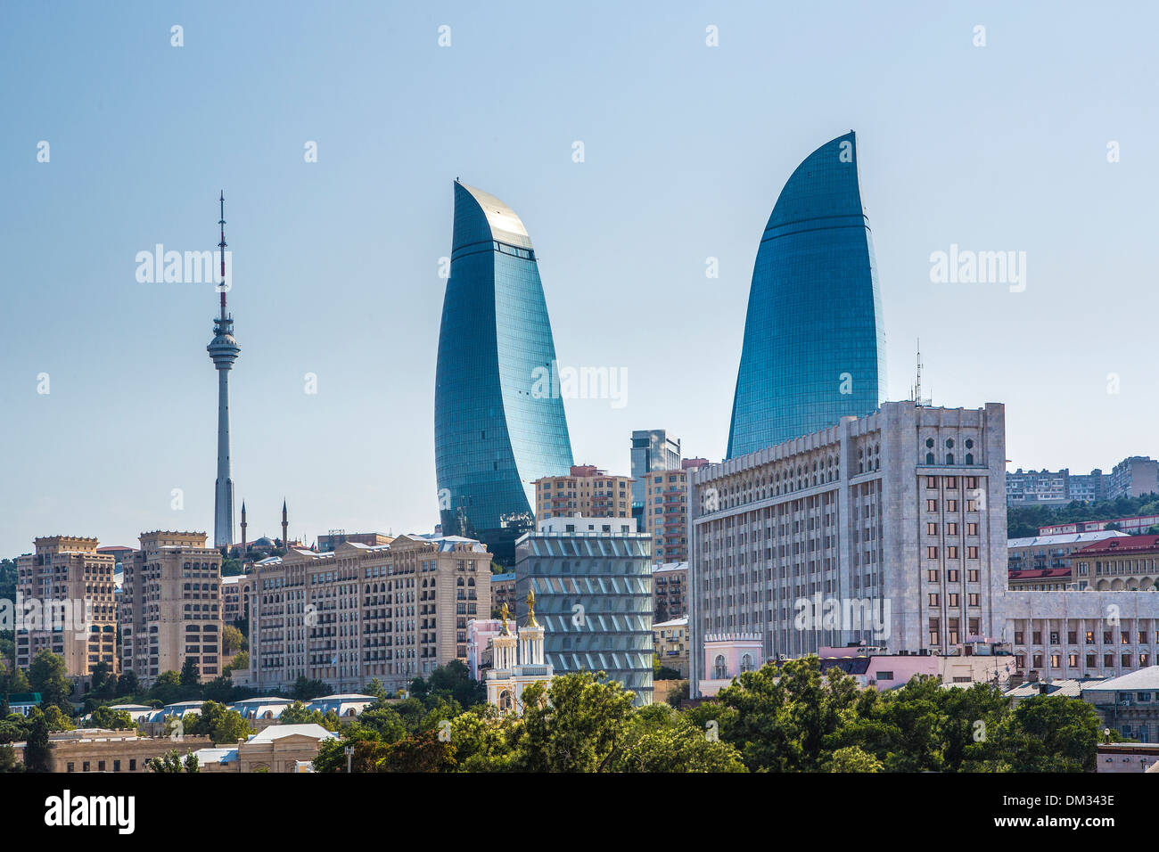 Azerbaijan Caucasus Eurasia Baku Building Parliament City world ...