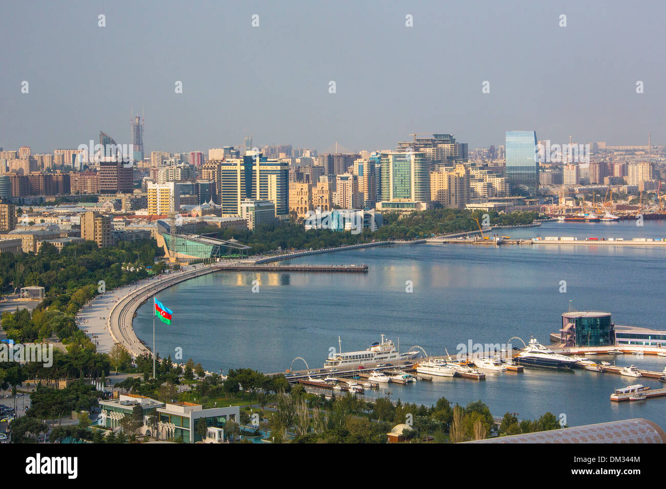Azerbaijan, Caucasus, Eurasia, Baku, architecture, bay, Caspian, city ...