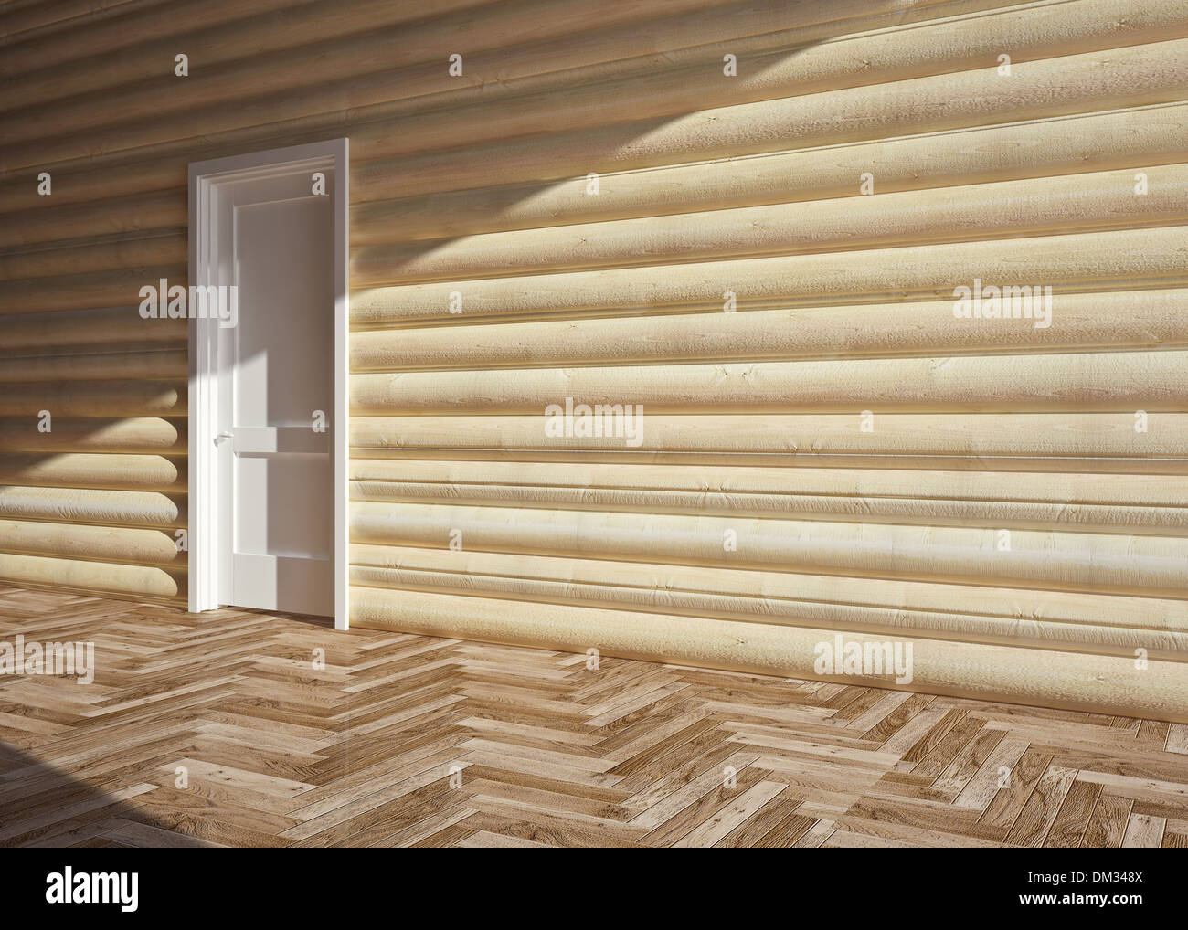 modern interior of wooden house Stock Photo - Alamy
