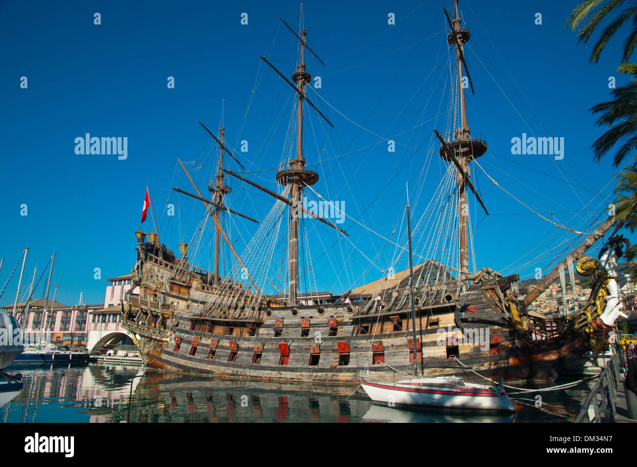 Old galleon neptune genoa hi-res stock photography and images - Alamy