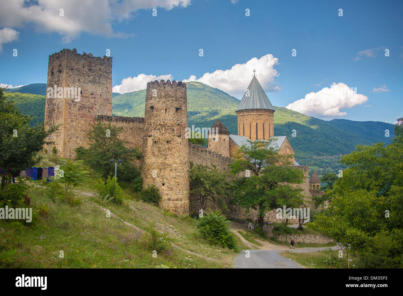 Ananuri Complex Mtiuleti castle fortress Georgia Caucasus Eurasia ...