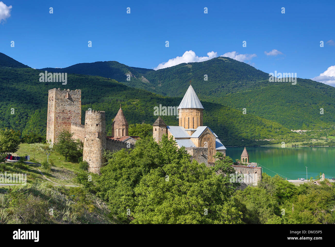 Ananuri Complex Mtiuleti castle fortress Georgia Caucasus Eurasia ...