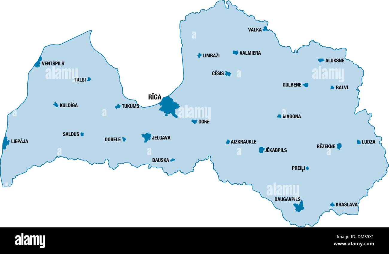 National largest cities Stock Vector Images - Alamy