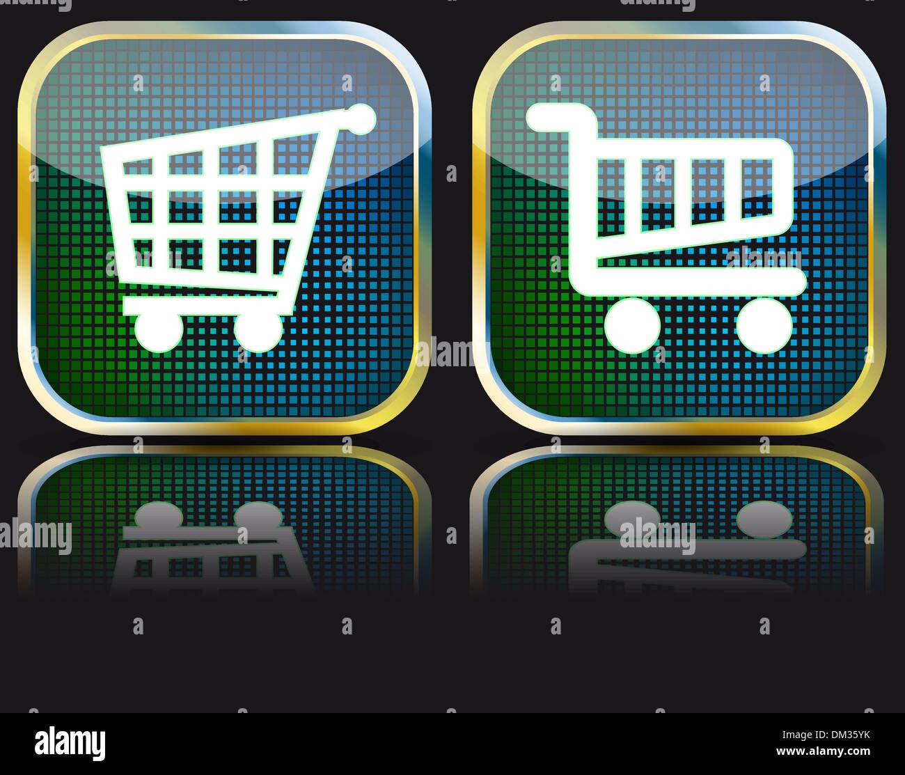 Empty white rectangular sign Stock Vector Images - Alamy