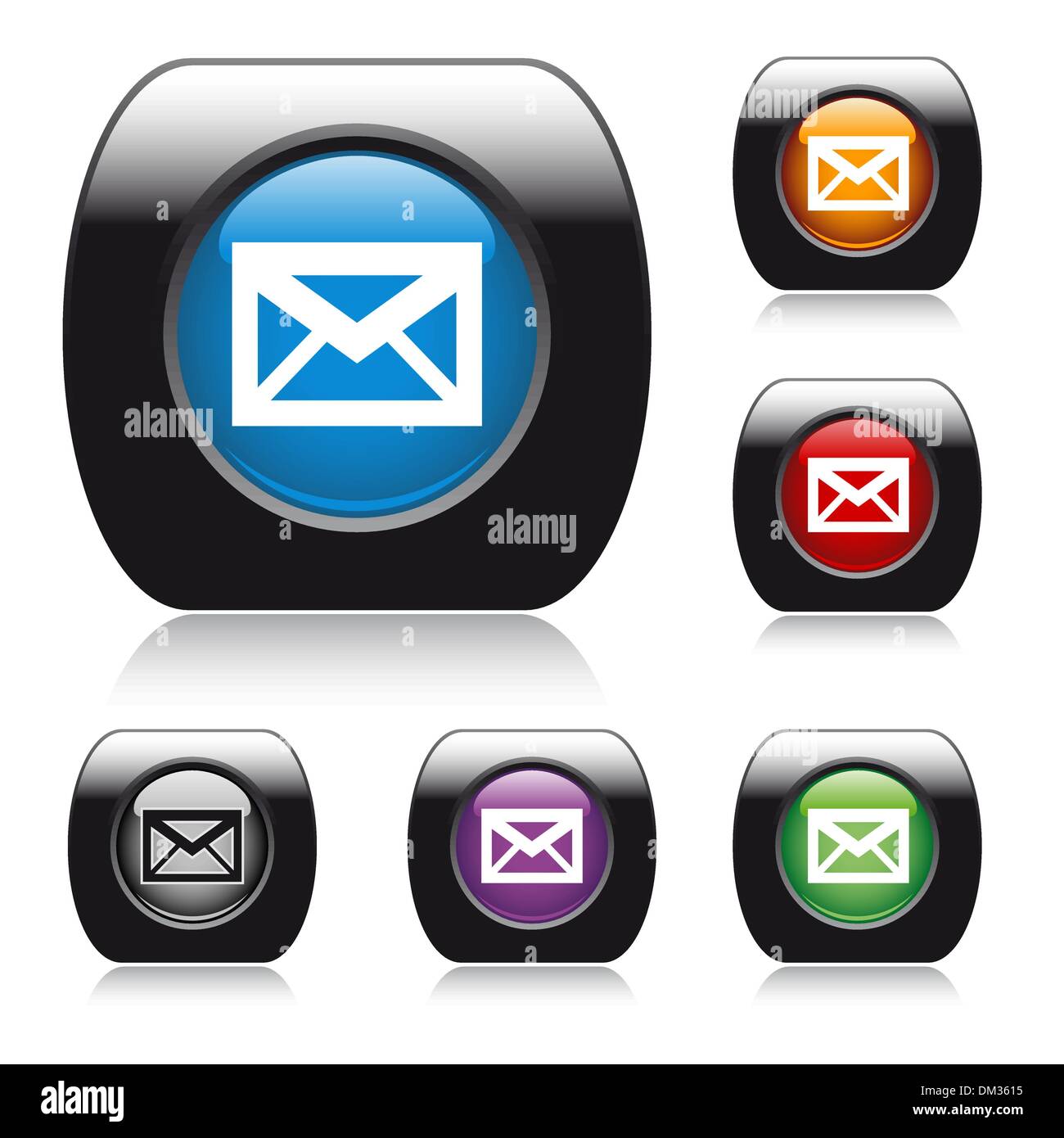 Vector glossy button for web design Stock Vector Image & Art - Alamy