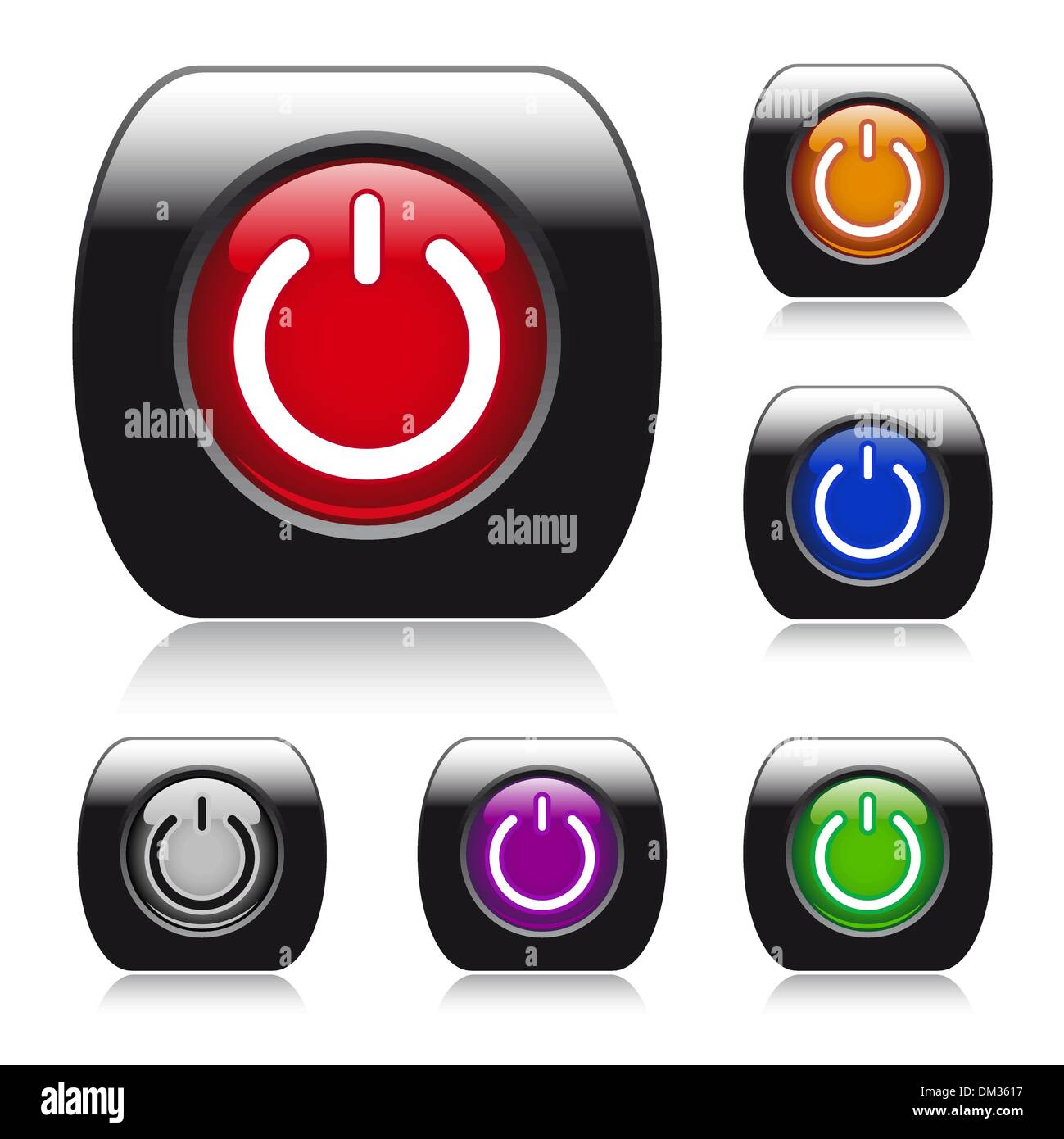 Vector glossy button for web design Stock Vector Image & Art - Alamy