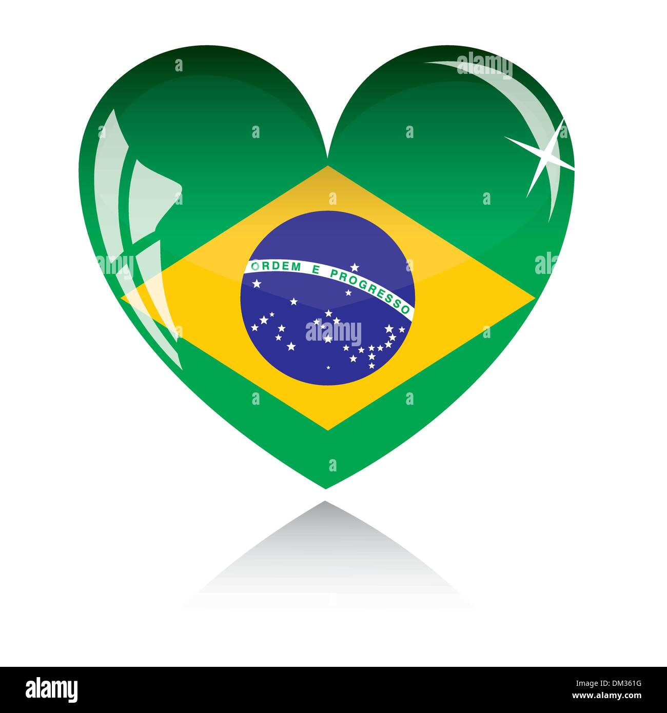Brazil flag hi-res stock photography and images - Alamy