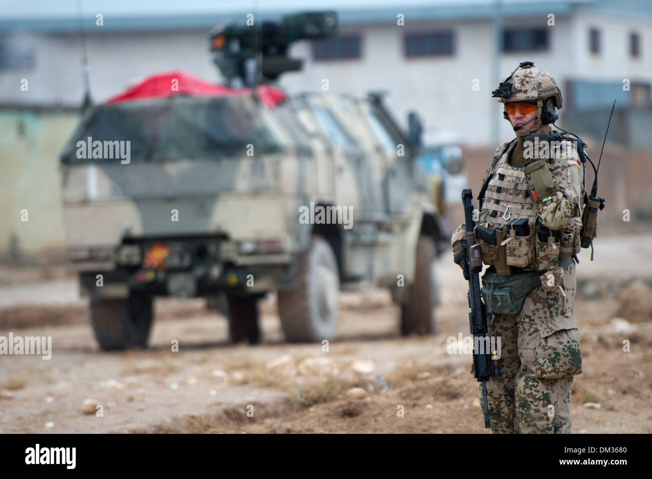German soldiers patrol streets hi-res stock photography and images - Alamy