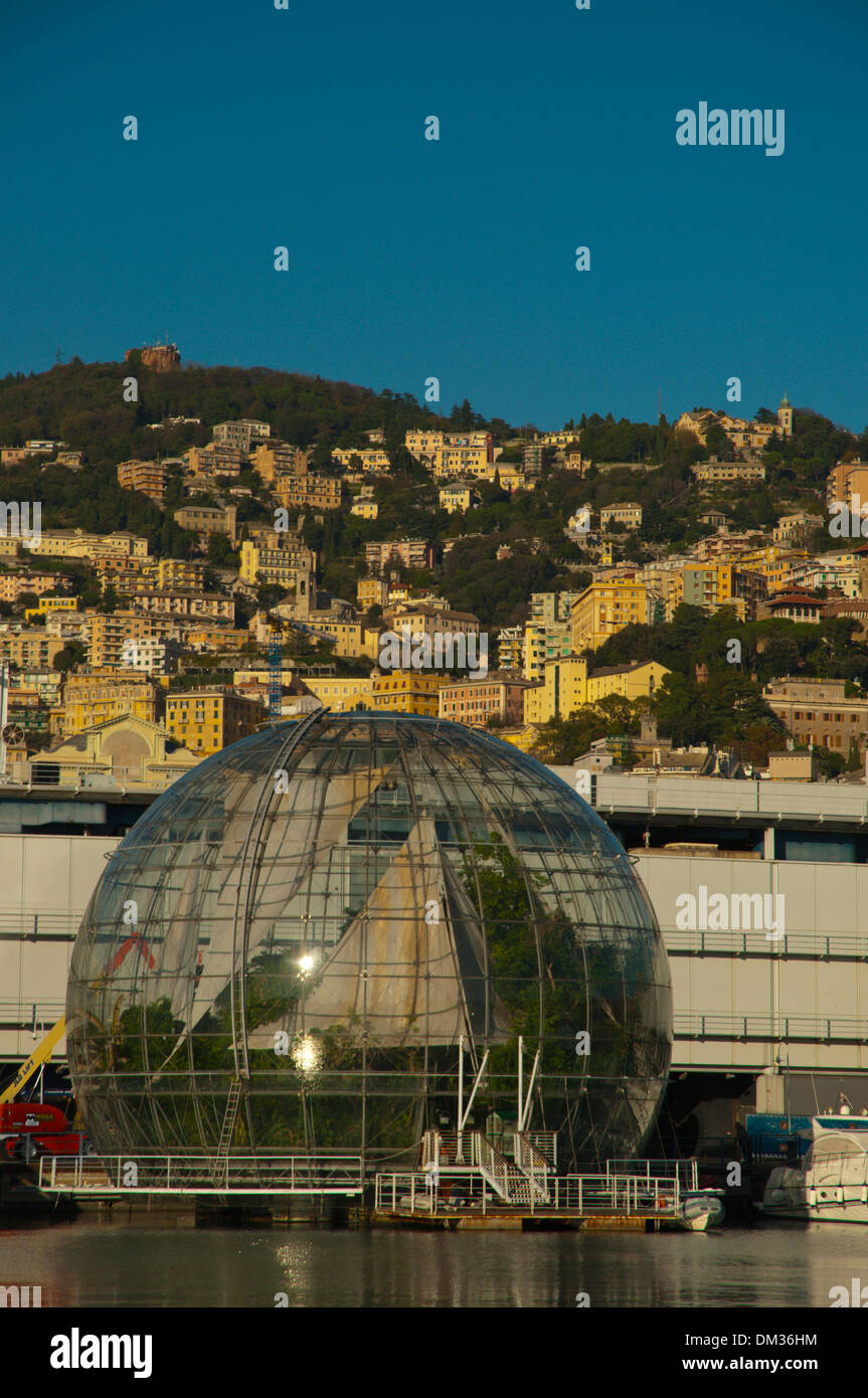 Biosfera by Renzo Piano housing tropical ecosystem Porto Antico the old ...