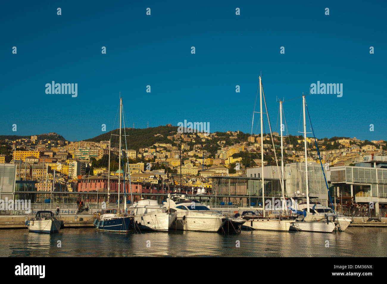Porto Antico the old port Genoa Liguria region Italy Europe Stock Photo ...