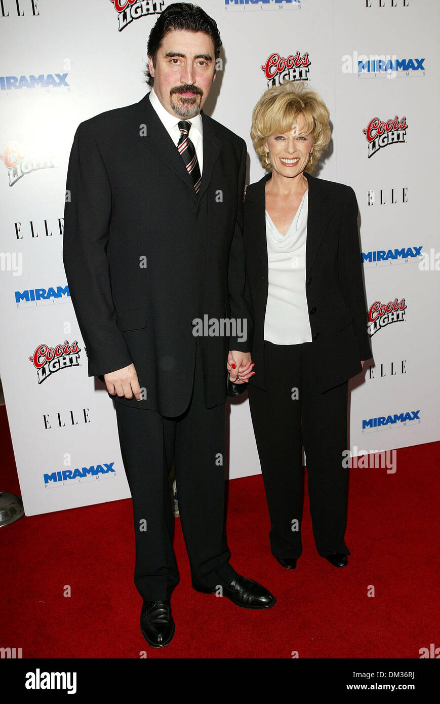 Oct. 14, 2002 - Los Angeles, CALIFORNIA - ALFRED MOLINA AND WIFE..FRIDA ...