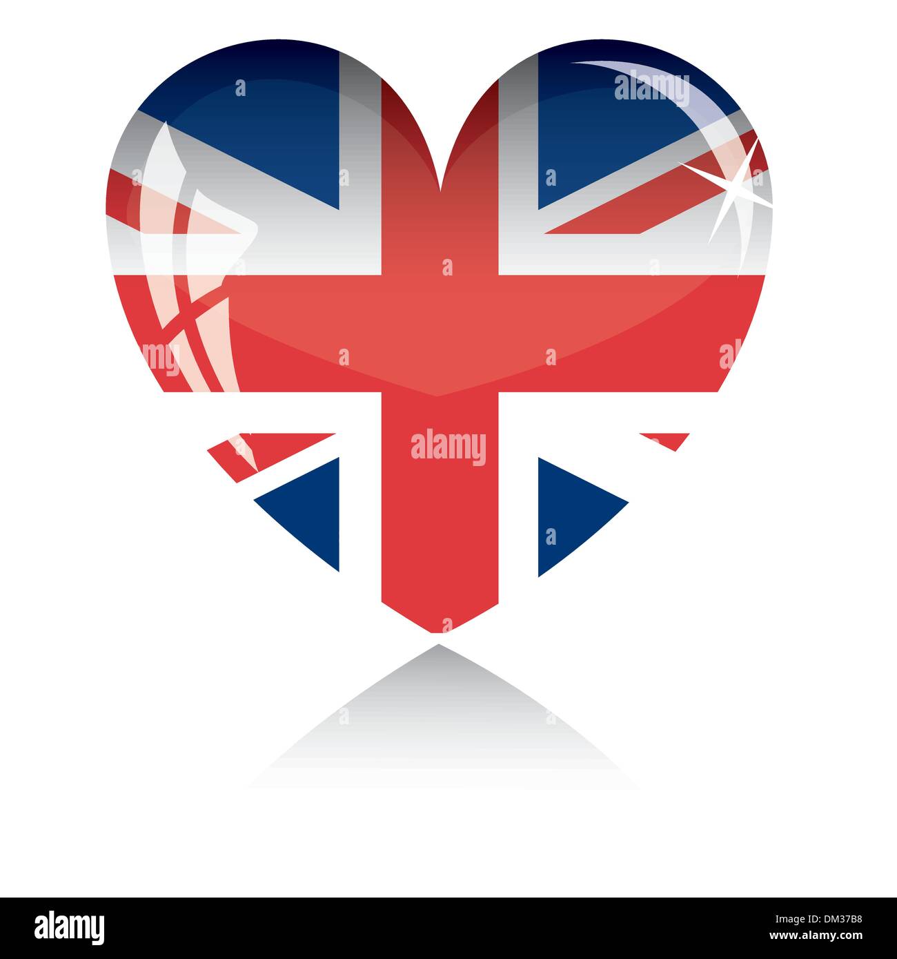 Vector heart with Britan flag texture Stock Vector Image & Art - Alamy
