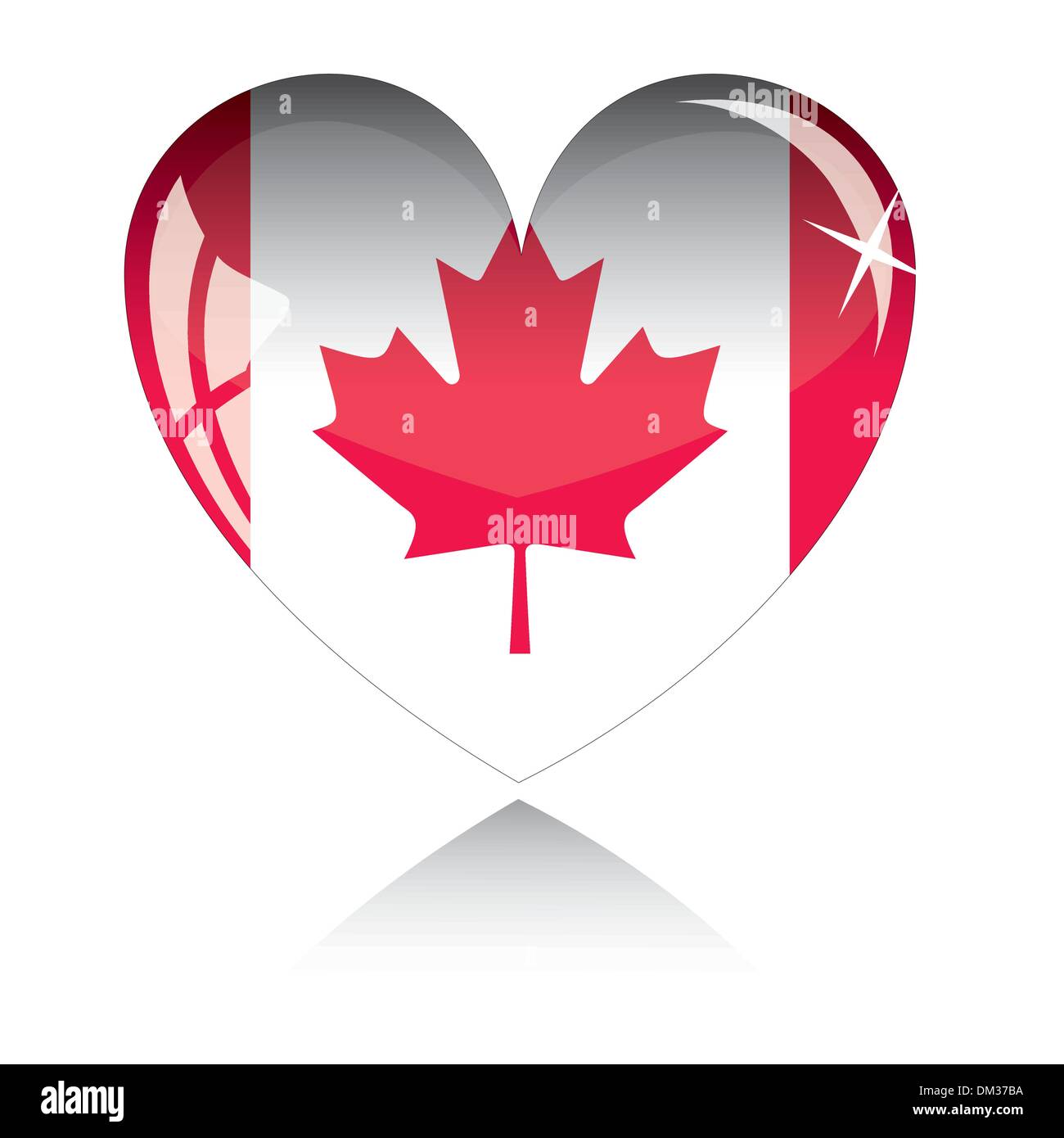 Canada flag vector hi-res stock photography and images - Alamy