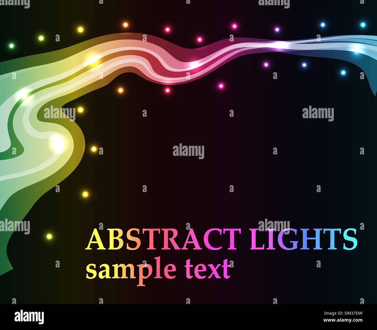 Abstract lights - colored vector background Stock Vector Image & Art ...