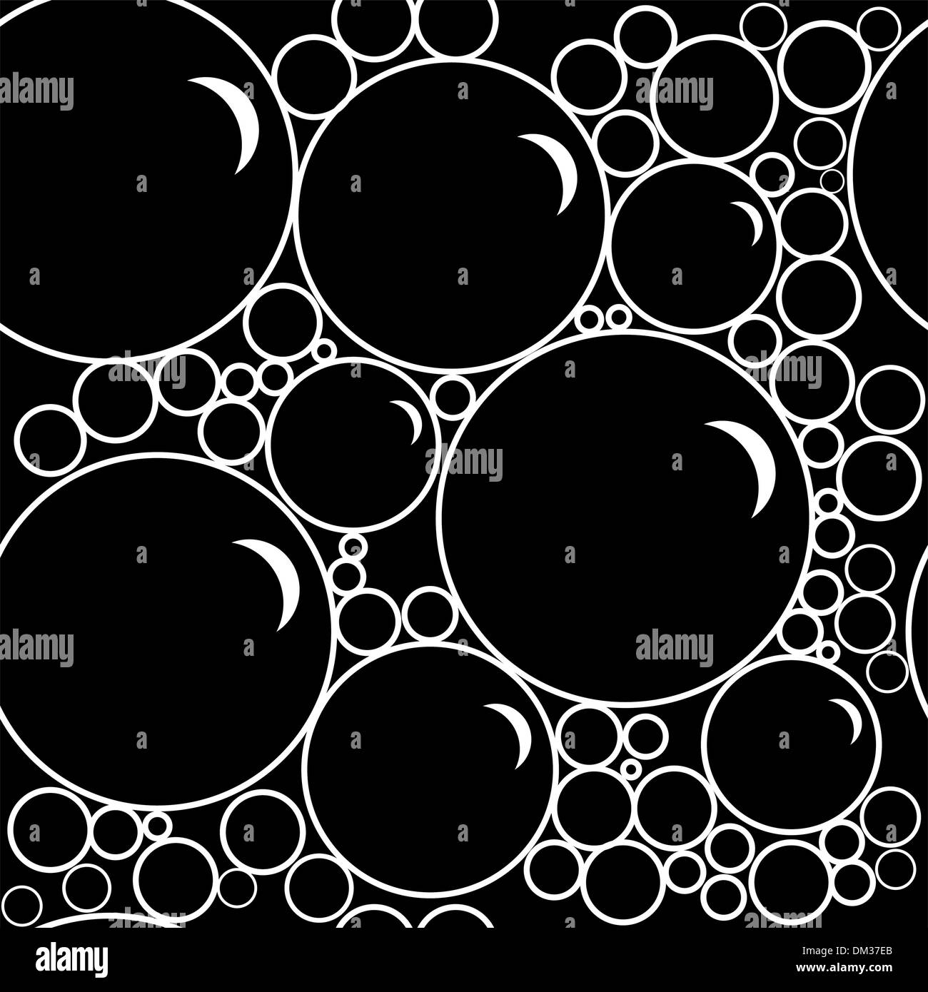 Underwater bubbles vector Black and White Stock Photos & Images - Alamy