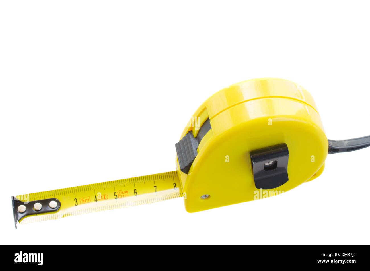 Yellow tape measure Stock Photo - Alamy