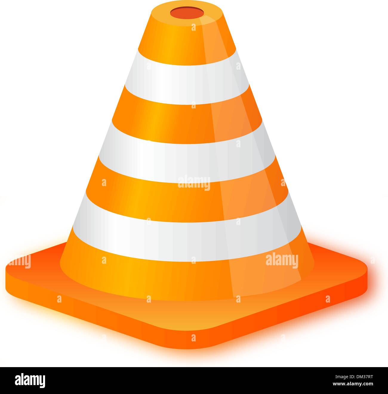 Background traffic cone on Stock Vector Images - Alamy