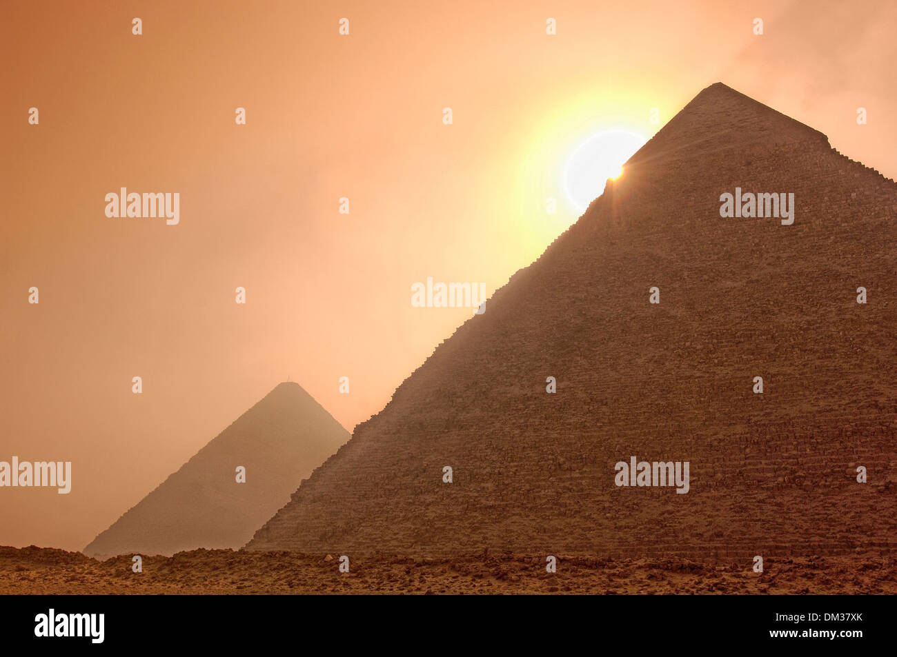 Africa Egypt Middle East Cairo Gizeh Giza pyramid pyramids stone ...