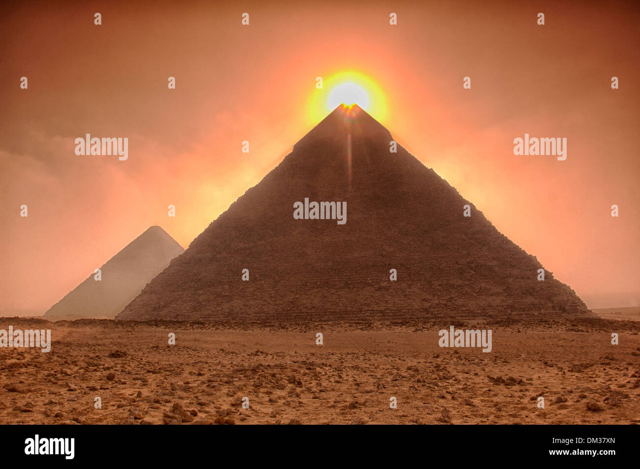 Africa Egypt Middle East Cairo Gizeh Giza pyramid pyramids stone ...