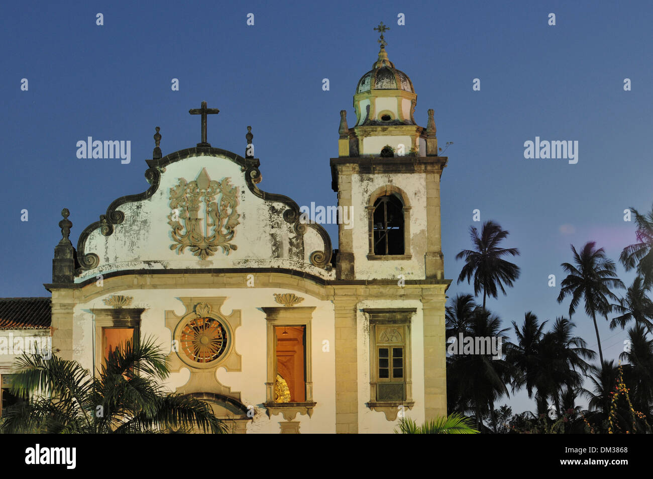 South America, Brazil, Northeast, Pernambuco, Olinda, church, colonial ...