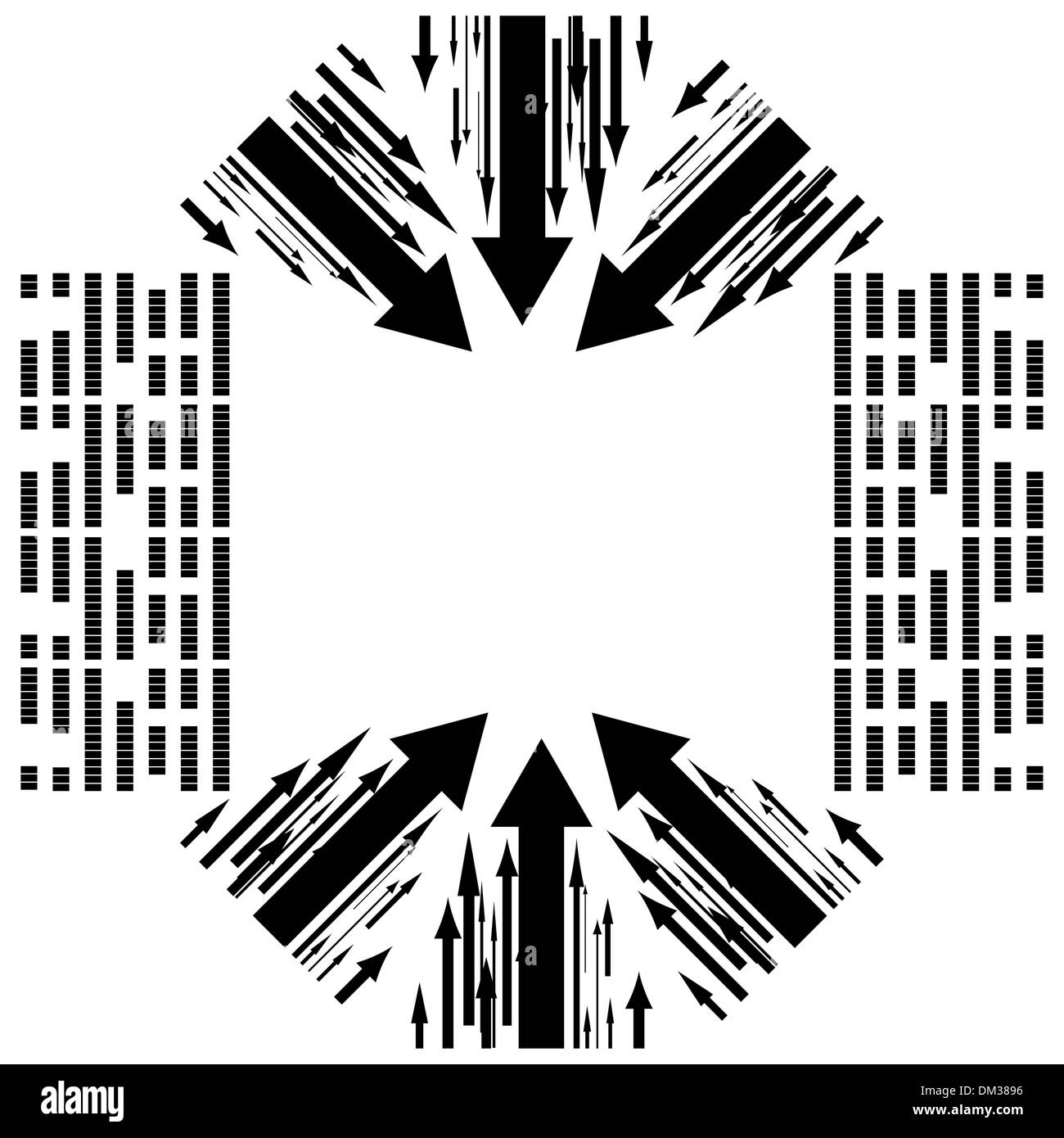 Monochrome vector illustration Stock Vector Images - Alamy