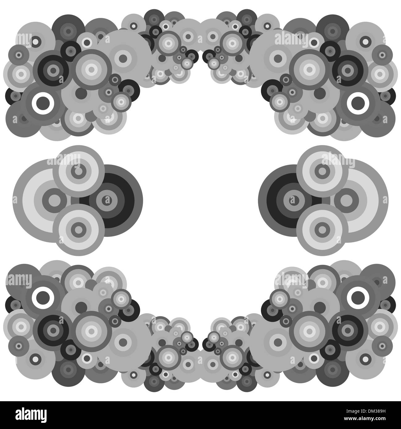 Abstract monochrome vector illustration Stock Vector Image & Art - Alamy