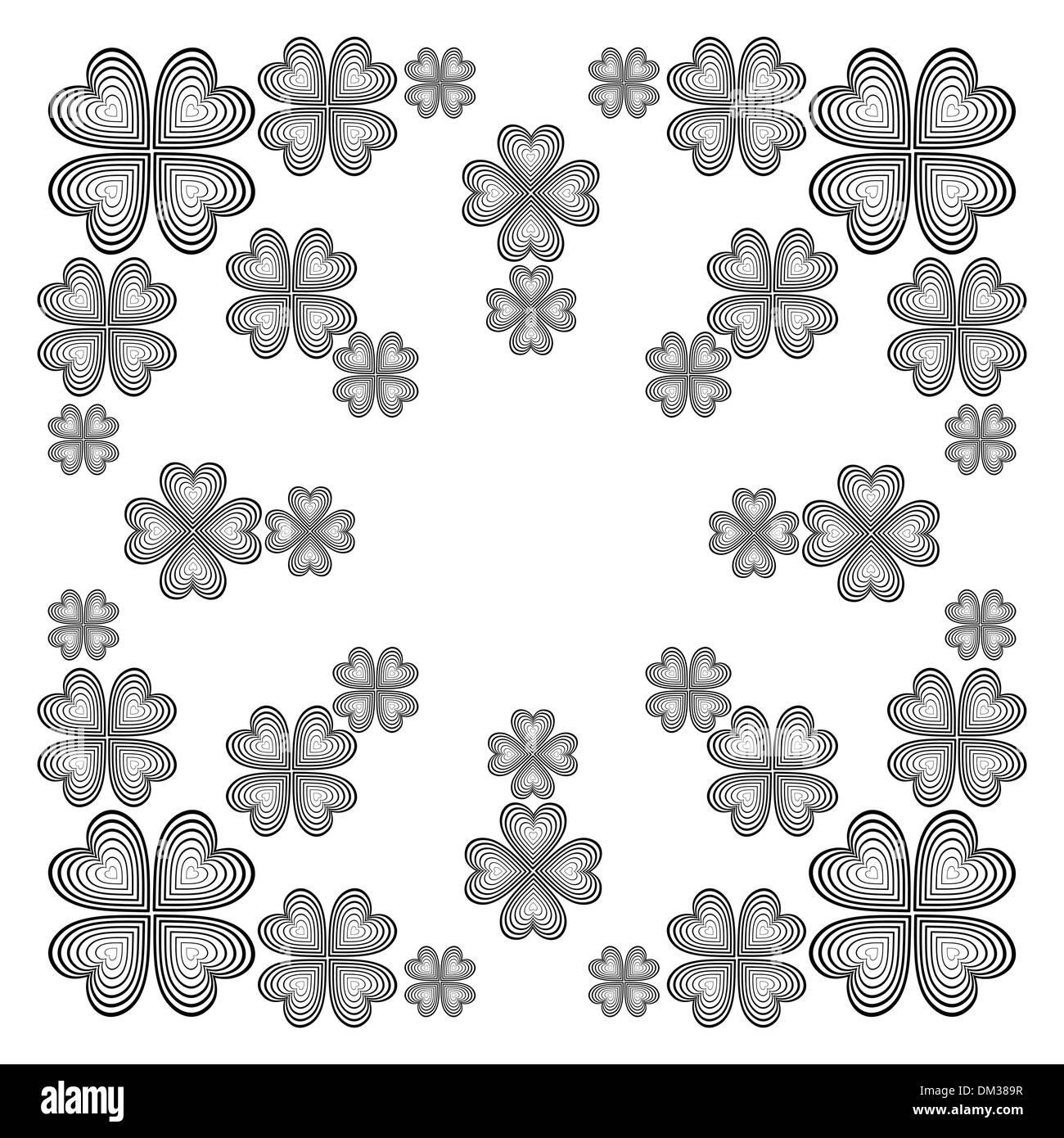 Abstract monochrome vector illustration Stock Vector Image & Art - Alamy