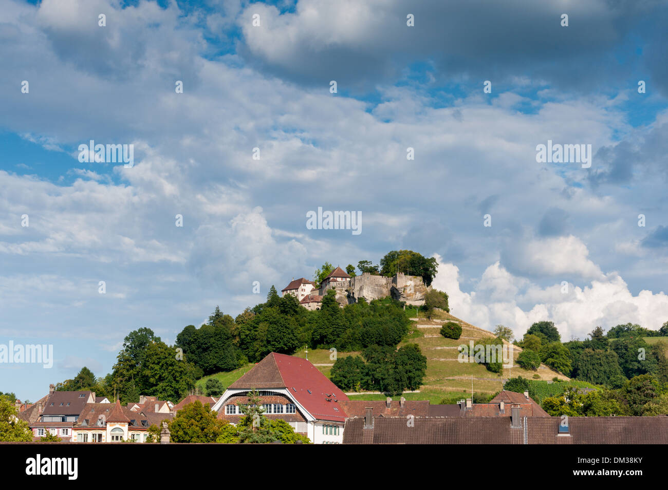 Aargau, Lenzburg, castle, Switzerland, Europe, hill Stock Photo - Alamy