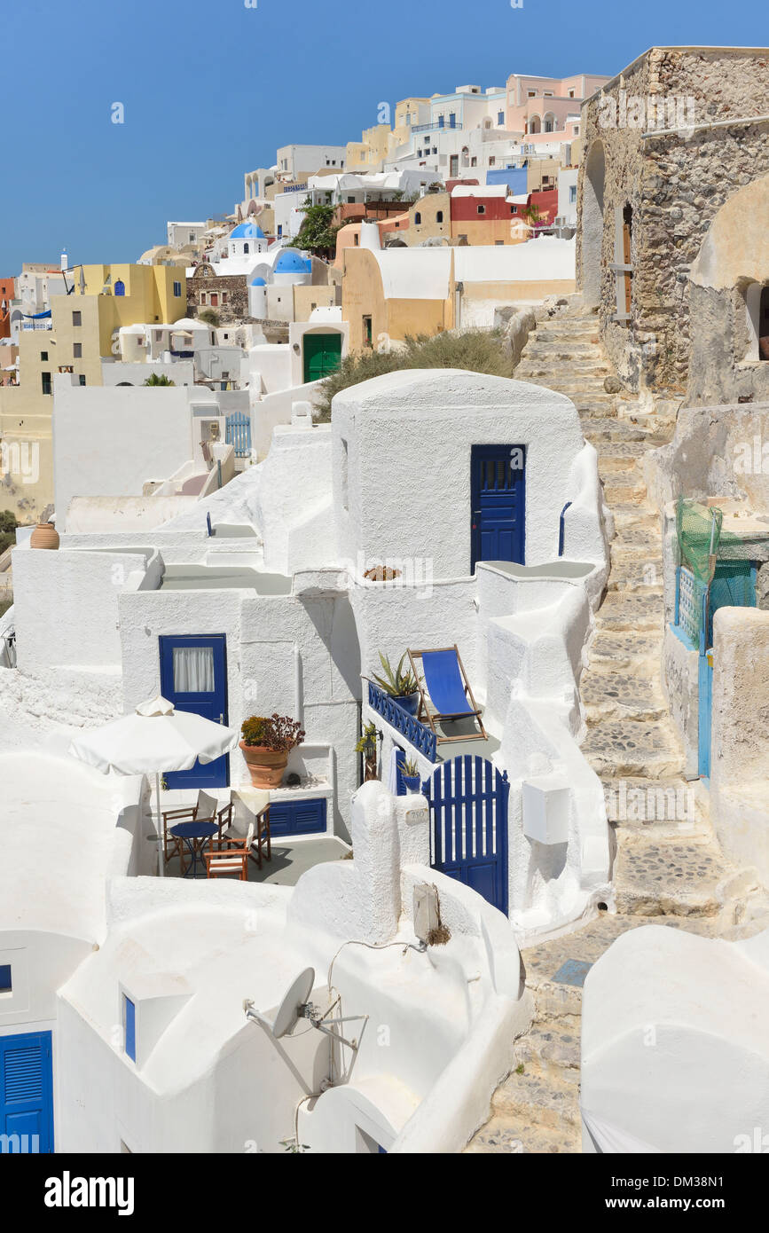 Santorini griechenland treppe hi-res stock photography and images - Alamy