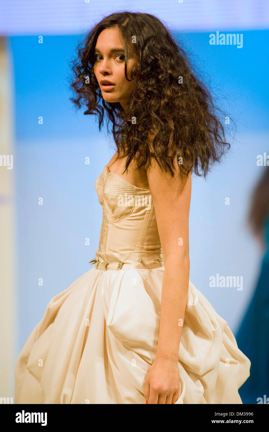 Fashion model during the Graduate Fashion Show, Clothes Show Live, NEC ...