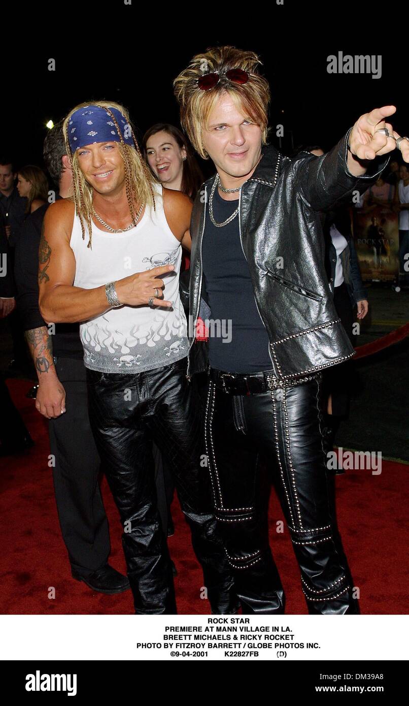Sept. 4, 2001 - ROCK STAR.PREMIERE AT MANN VILLAGE IN LA..BREETT ...