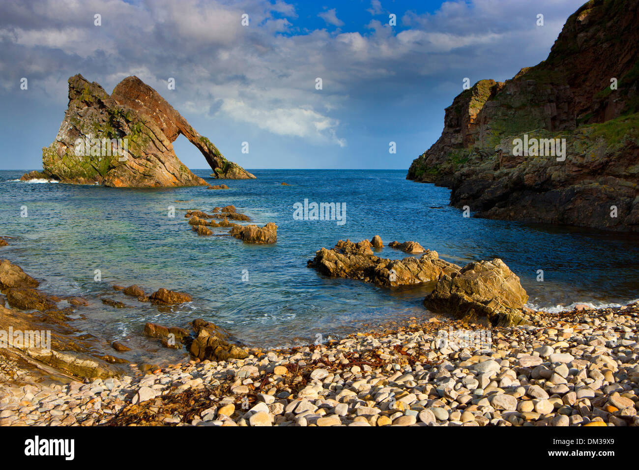 Bow Fiddle rock, Bow Fiddle, rock, Great Britain, Europe, Scotland, sea ...