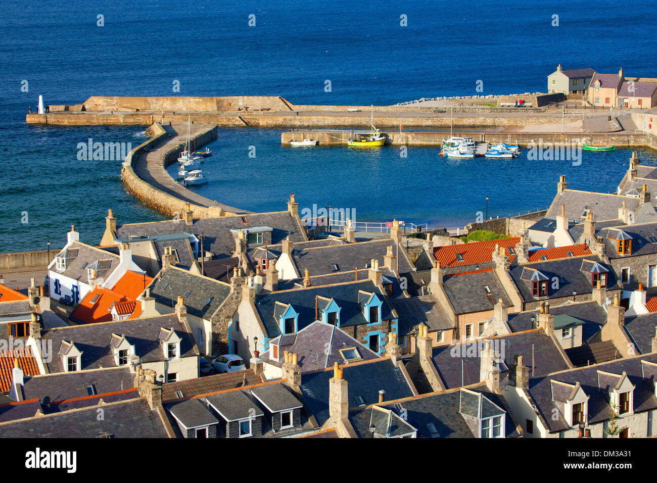 Cullen, Great Britain, Europe, Scotland, sea, coast, provincial town ...