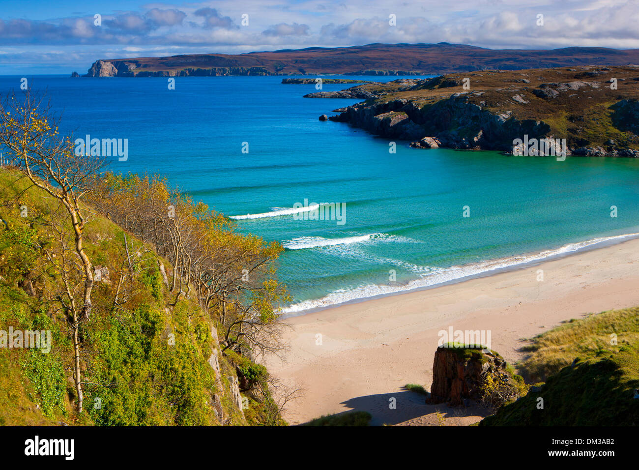 Durness, Great Britain, Europe, Scotland, sea, coast, sand beach Stock ...