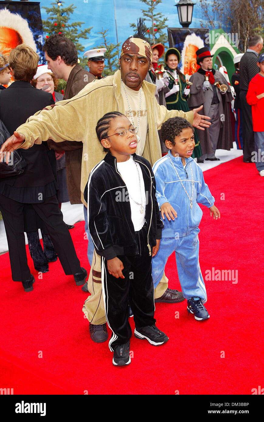 Oct. 27, 2002 - Hollywood, CALIFORNIA - COOLIO AND SONS..THE SANTA ...