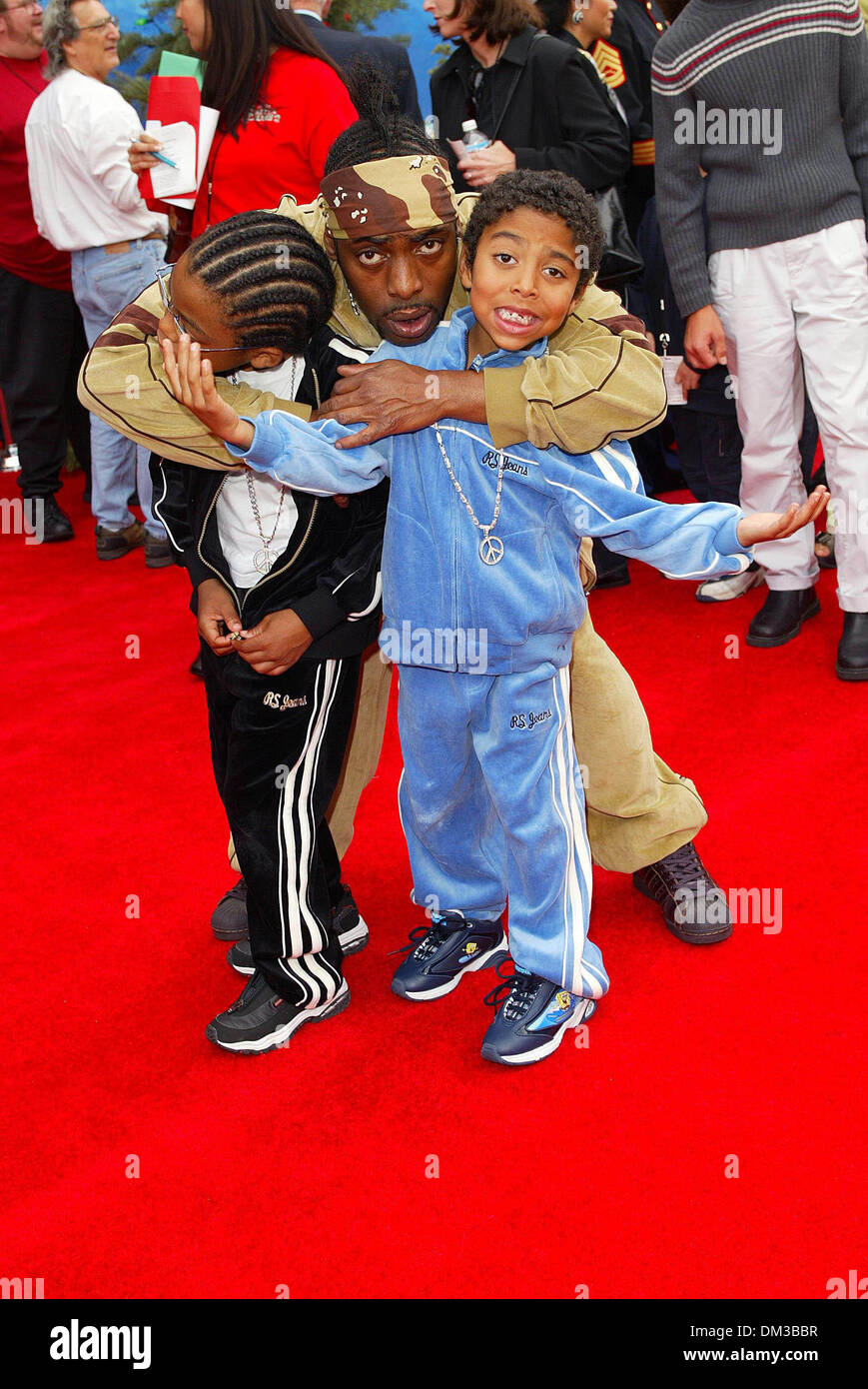 Oct. 27, 2002 - Hollywood, CALIFORNIA - COOLIO AND SONS..THE SANTA ...