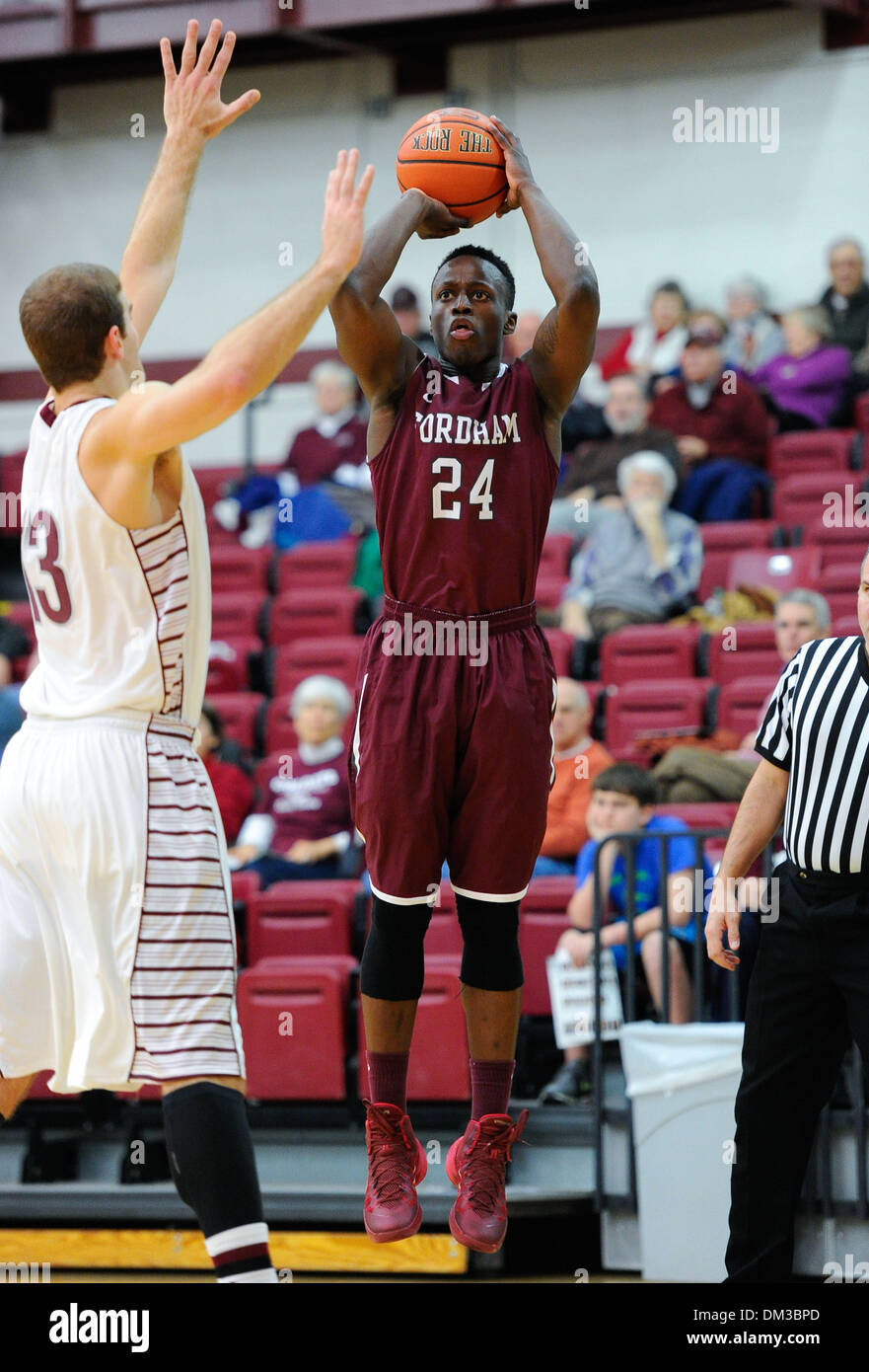 Hamilton, New York, USA. 10th Dec, 2013. December 10, 2013: Fordham ...